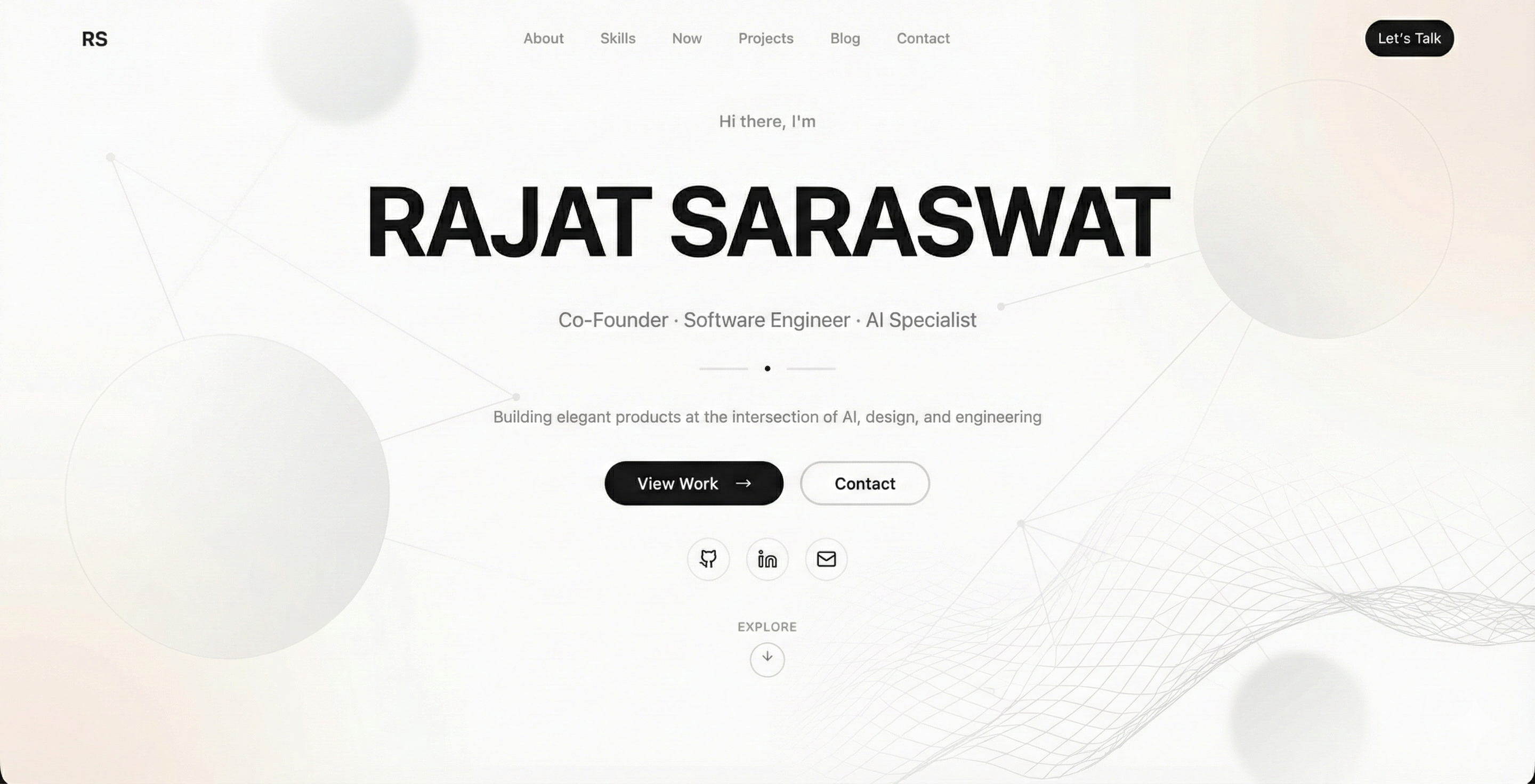 Rajat Saraswat - Co-Founder, Software Engineer & AI Specialist | Full Stack Developer